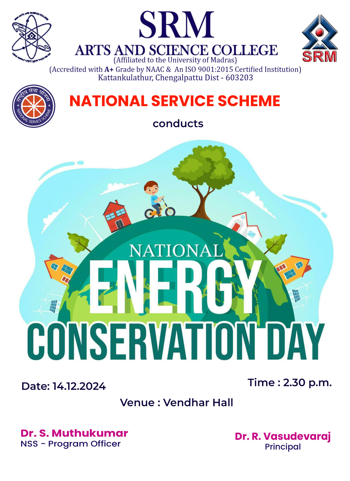 World Energy Conservation Day - SRM Arts and Science College